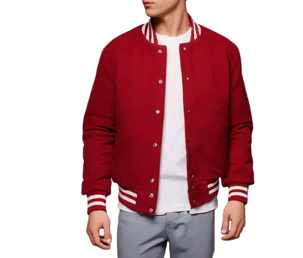 Men's Premium Wool Varsity Jacket by Hatch Sports
